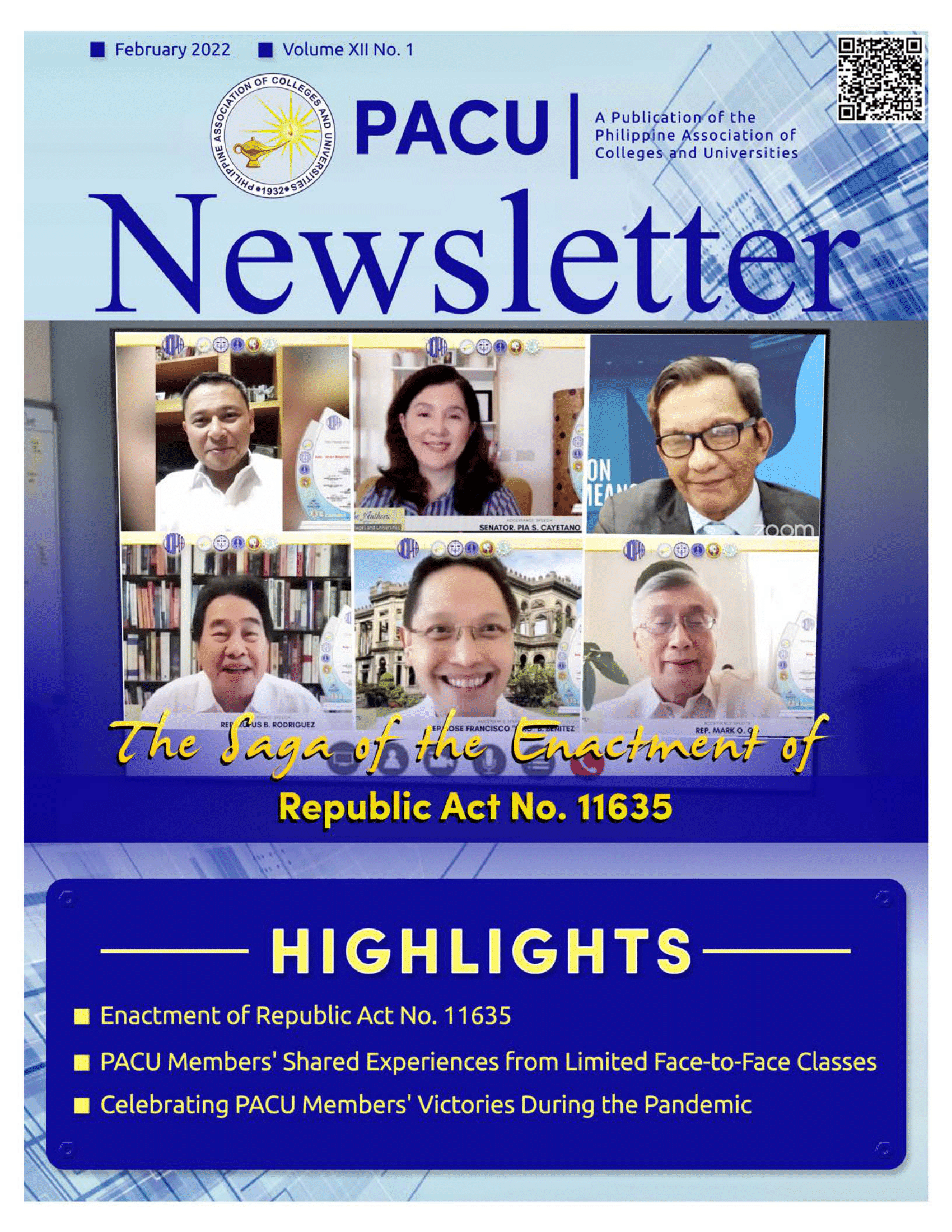 2022 Newsletter – Philippine Association of Colleges and Universities